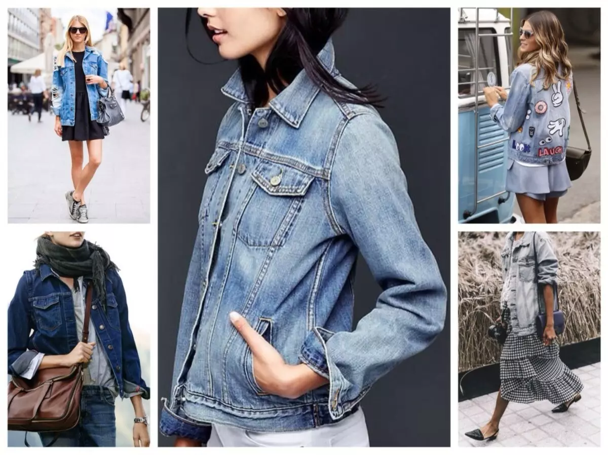 Que usar unha chaqueta de denim: fotos e recomendacións 19818_26