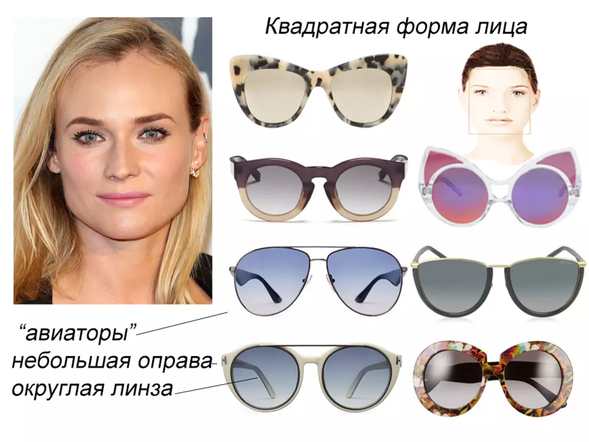 Sunglasses for a square face