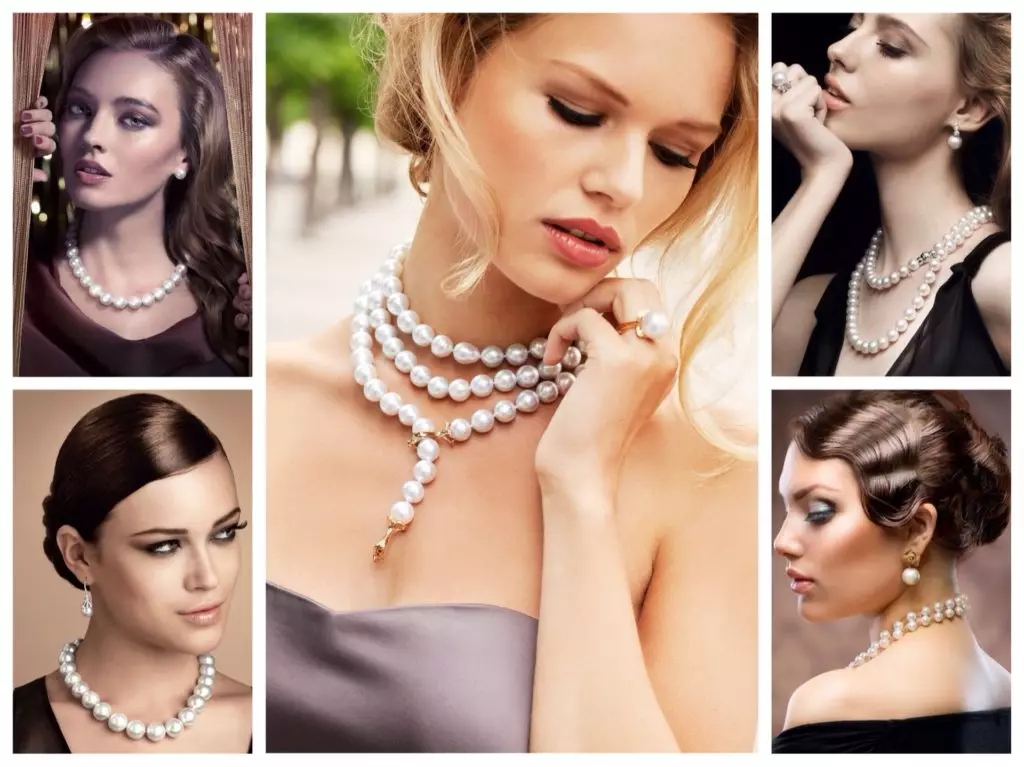 Pearls Nasıl ve Ne Giymeli - Seçenekler ve Görüntülerde Beslenme 21550_10