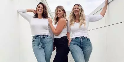 Dewiswch Jeans gydag Effaith Slimming: 5 Tricks i Fenywod a Maint 25124_1