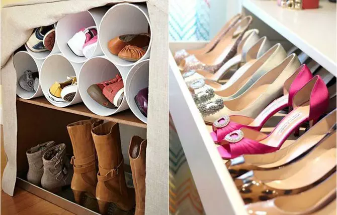 Almacenamento de zapatos: 10 ideas inspiradoras que gustarán a todos