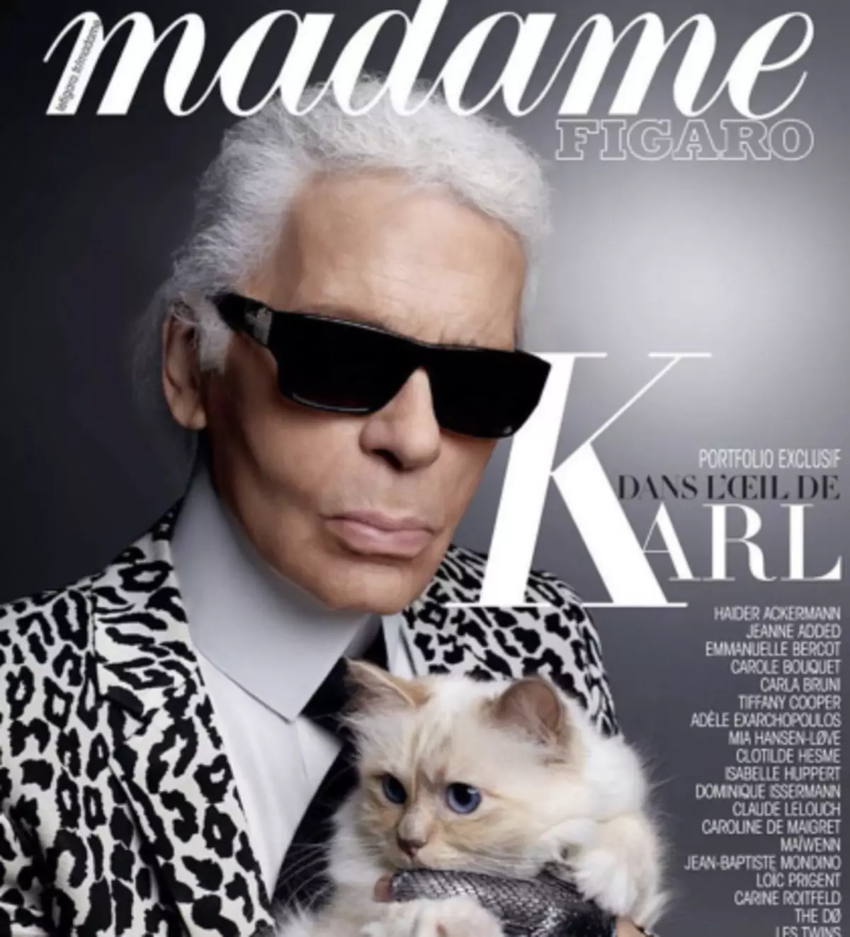 How does Karl Lagerfeld cat live, which he left 200 million dollars 3102_3