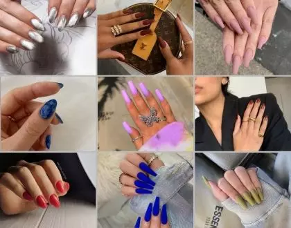 23 Ontwerp van lange nagels, waarvoor een luxueuze vrouw te zien is van veraf 3903_78